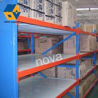 China Warehouse Power Coating Medium Duty Racking 3-5 Levels Longspan Metal Medium Duty Shelf for sale