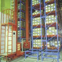 China Asrs Rack System Automated Warehouse Storage And Retrieval System With Safety Curtains for sale