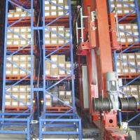 China Asrs Rack System Automated Warehouse Storage And Retrieval System With Safety Curtains for sale