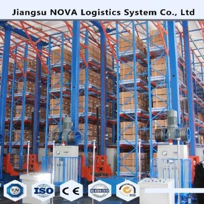 China ASRS Rack System Heavy Duty Pallet Rack Powder Coated Modular Automated Storage System With Pallet/Carton Conveyor for sale