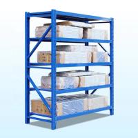 China Customized Boltless Metal Medium Duty Rack Space Saving Steel Shelving for sale
