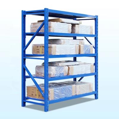 China Customized Boltless Metal Medium Duty Rack Space Saving Steel Shelving for sale