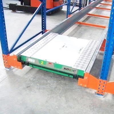 China Customized Warehouse Storage Steel Power Coated Heavy Duty Shuttle Pallet Racking for sale