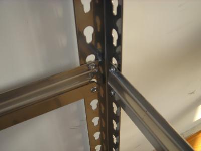 China Warehouse Steel Light Duty Racking Nice Rivet Boltless Shelving WIth Simple Structure for sale