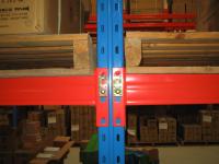 China 50.8mm Pitch Selective Pallet Racking System Large Scale For Cold Room Storage for sale