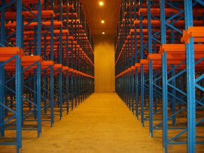China Easy To Install Drive Through Pallet Racking with Powder Coated Surface Treatment for sale