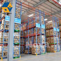 China Industry Cold Room Heavy Duty Pallet Racking Automatic Q235 Steel Galvanized for sale