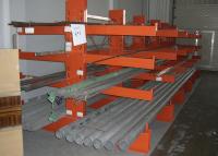 China 3 Arm Levels Heavy Duty Upright Cantilever Beam Racks Adjustable for Long Parts for sale