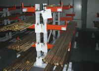 China 3 Arm Levels Heavy Duty Upright Cantilever Beam Racks Adjustable for Long Parts for sale
