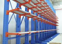 China High Density Steel Frame Cantilever Storage Racks Powder Coated Pipe Industrial for sale