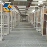 China Multi Level Storage Mezzanine Steel Racking System Galvanized Flooring Grating for sale