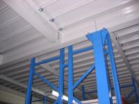 China Light Metal Roof Gas Station Canopy Steel Structure Storage Platform for sale