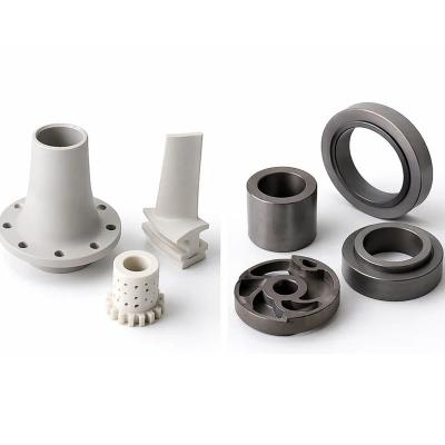 China Acid Resistant Custom Ceramic Parts Al2O3 ZrO2 Si3N4 SiC Precision Ceramic Components for sale