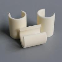 China Half Alumina Ceramic Ring Custom Machined Alumina Ceramic Products High Temperature for sale