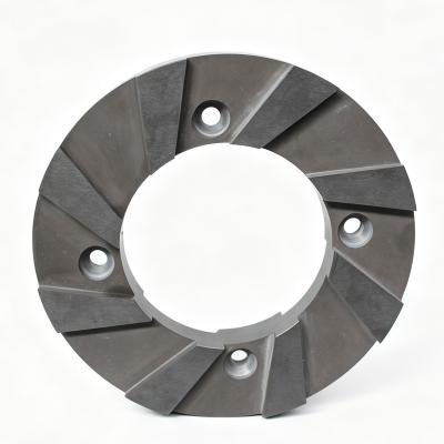 China High Toughness Silicon Nitride Ceramic Dispersion Rotor Disc Non‑Contaminating Grinding Components for sale