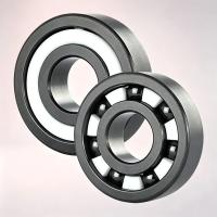 China Self Lubricated Double Sealed Bearing PEEK PTFE Cage Silicon Nitride Bearings for sale