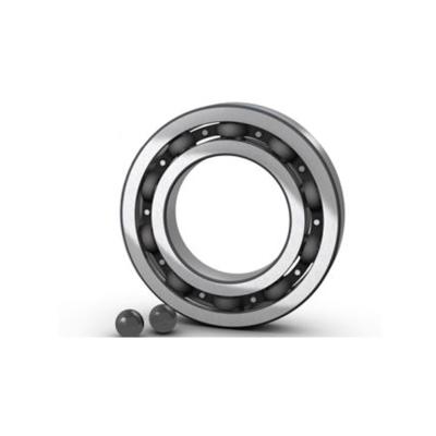 China Low Noise Ceramic Hybrid Bearing Si3N4 ZrO2 Double Sealed Ball Bearings Pre Lubricated for sale