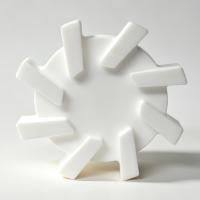 China Precision Machined Zirconia Ceramic Parts High Hardness Precision Rotor Corrosion Resistant for sale