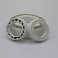 China PTFE Cage Flange Ball Bearings Custom ZrO2 Bearings White / Grey / Black for sale