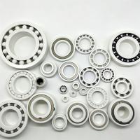 China White Deep Groove Ball Bearings Corrosion Proof Zirconia Ball Bearings for sale