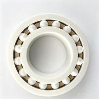 China Corrosion Proof Self Aligning Ball Bearings PTFE Seals ZrO2 Ceramic Bearing White for sale