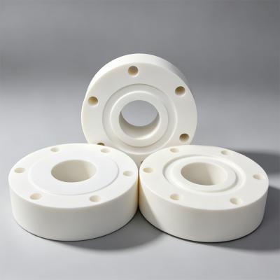 China Custom White Ceramic Insulator Insulating Aluminum Oxide Ceramic Insulator High Voltage for sale