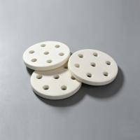 China Precision Machined Alumina Ceramic Disk Custom Aluminium Oxide Plate Insulating for sale