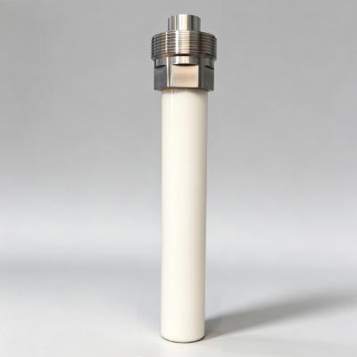 China Excellent Hardness 99.7% Al2O3 Alumina Ceramic Threaded Plunger for sale