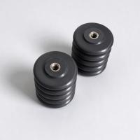 China High Voltage Corrugated Silicon Nitride Si3N4 Ceramic Insulator with Embedded Threaded Metal for sale