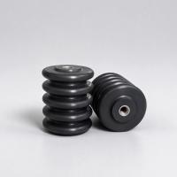 China High Voltage Corrugated Silicon Nitride Si3N4 Ceramic Insulator with Embedded Threaded Metal for sale