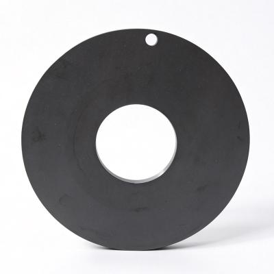 China High Temperature Resistant Silicon Nitride Ceramics Round Disc Si3N4 Wear Plate for sale