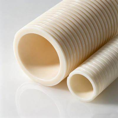 China Corrosion Resistant 99% Al2O3 thermocouple Pipe Protection Threaded Alumina Oxide Tube for sale