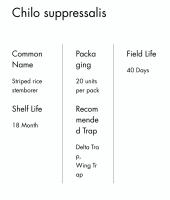 China Mating Disruption Products Designed To Control Chilo suppressalis for sale