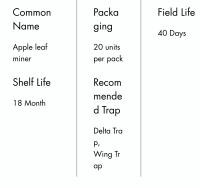China Pheromone Lure for Leucoptera malifoliella for sale