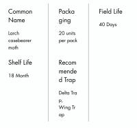China Pheromone Lure for Coleophora laricella for sale