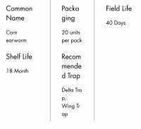 China Pheromone Lure for Helicoverpa zea for sale