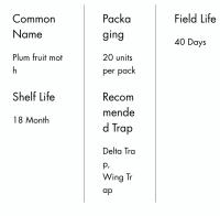 China Pheromone Lure for Grapholita funebrana for sale
