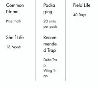 China Pheromone Lure for Dendrolimus spectabilis for sale