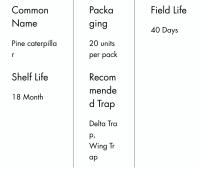 China Pheromone Lure for Dendrolimus punctatus for sale