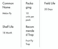 China Pheromone Lure for Bactrocera cucurbitae for sale