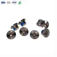 China M0.8-M4 Stainless Steel Miniature Screws with CD Pattern and Nylok Anti-Loosening for Mobile Phones and Watches for sale