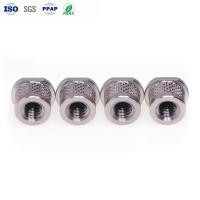 China M2-M12 Stainless Steel Insert Nut CNC Turning Parts ±0.01mm Tolerance Custom Machining for sale
