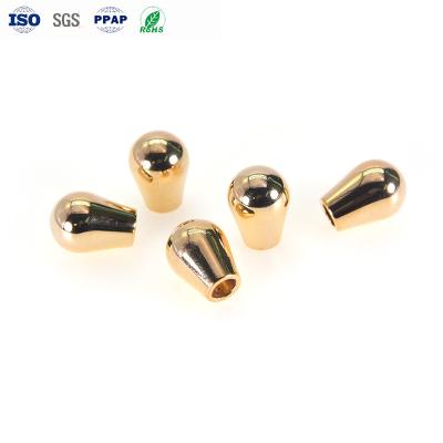 China Precision CNC Stainless Steel Parts with ±0.01mm Tolerance and PVD Golden Finish for Massage Head Components M0.8-M12 Size Range for sale