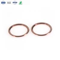 China PVD Rose Gold CNC Stainless Steel Camera Ring ±0.01mm Tolerance M0.8-M12 Size Range for sale