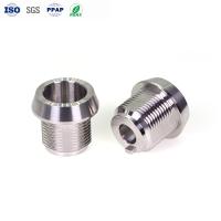 China Intelligent CNC Stainless Steel Cylinder Nut Housing Nut M0.8-M12 Size Custom Machined Parts for sale