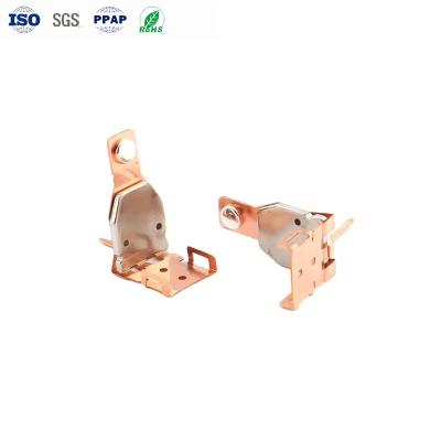 China Custom Brass Stamping Parts 0.1mm-10mm Thickness OEM Automotive Metal Components with ISO9001 Certification for sale