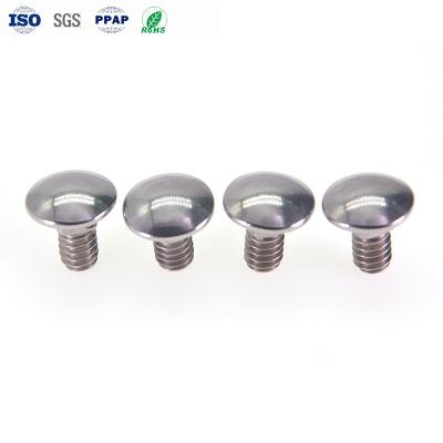 China Stainless Steel Square Neck Mirror Screw M2-M10 20mm Polished Finish for Decorative Applications for sale