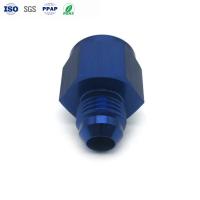 China Custom CNC Aluminum Parts with Blue Anodize ±0.01mm Tolerance, M0.8-M12 Size Range, 1000-20,000 MOQ for sale
