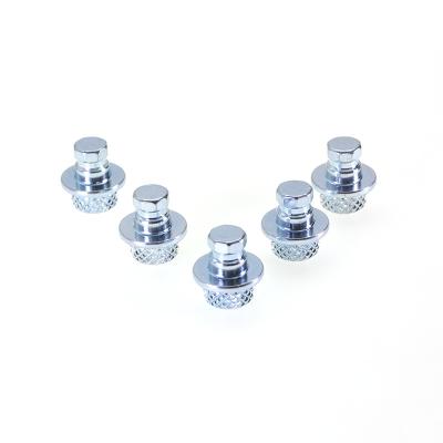 China Custom Knurled Positioning Column M0.8-M16 1-200mm Blue Zinc Plated Fastener for Smart Home Applications for sale