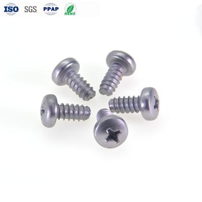 China ST3×6 Carbon Steel Self Tapping Screw M0.8-M5 2mm-100mm Pan Head for Plastic Components in Electronics for sale